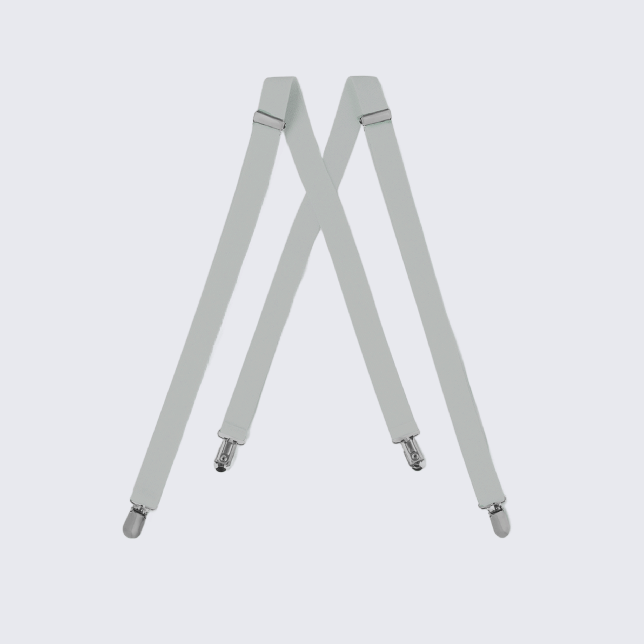 Light Gray Suspenders for Kids Teen Children - Wedding